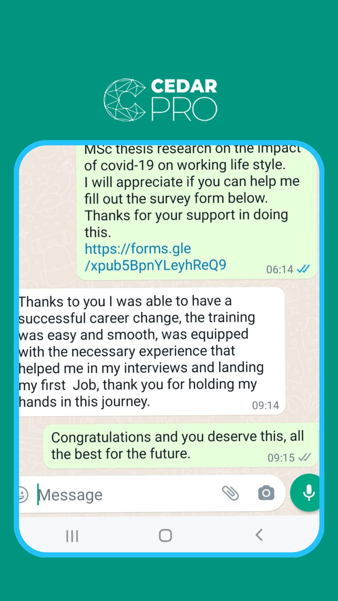 Success Stories – cedar-pro